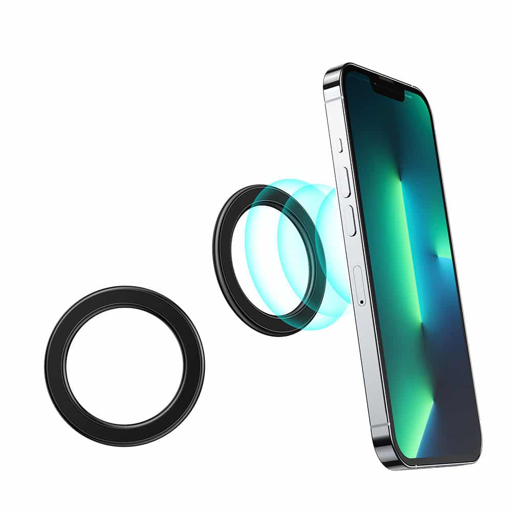 Joyroom Set of Magnetic Mount Rings for Smartphone / Tablet 2 pcs Μαύρο ...
